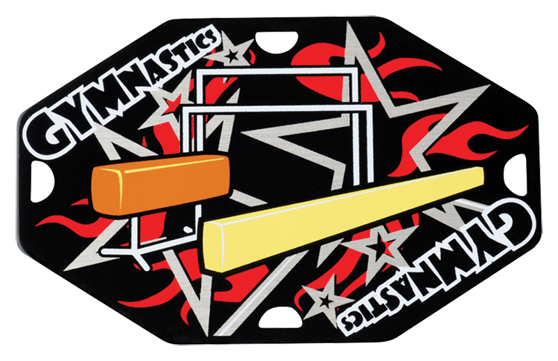 Aluminum Street Tags - Gymnastics - Elite Promotional Marketing